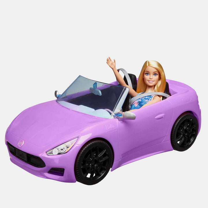 Barbie Glam Convertible Vehicle With Doll – BORDERS
