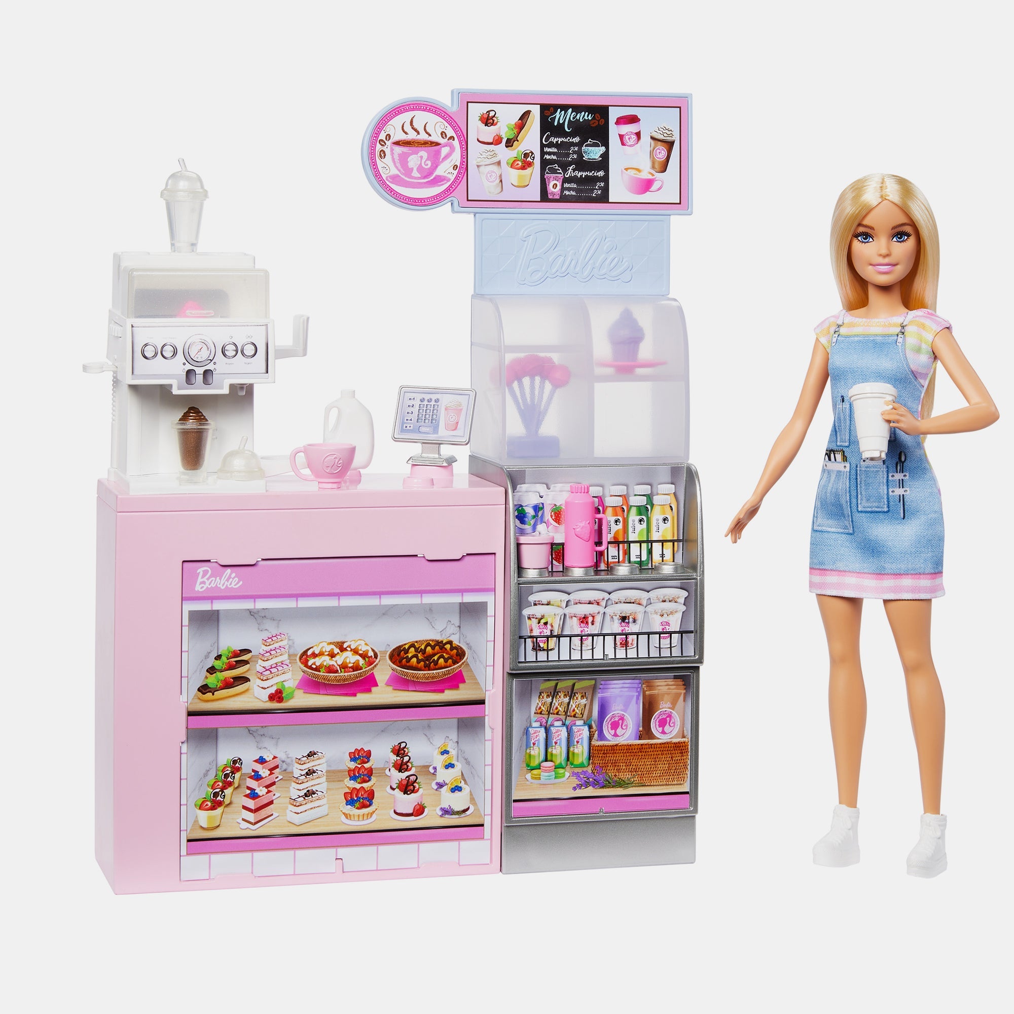 Barbie Coffee Shop Playset With Blonde Barista Doll – BORDERS