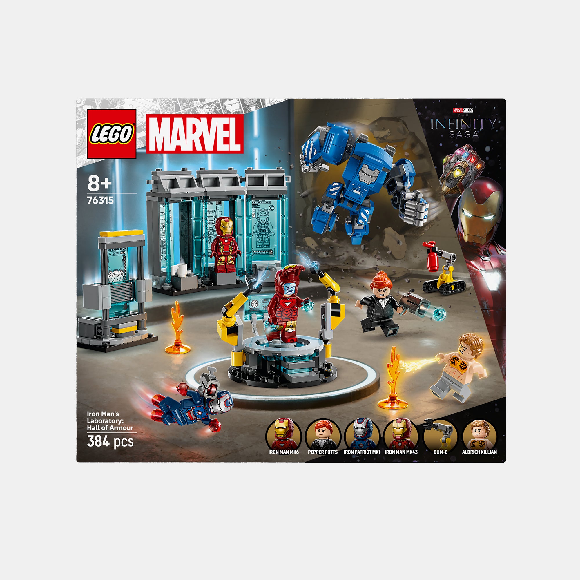 LegoÂ® Marvel Iron Manâ€™s Laboratory Hall – BORDERS