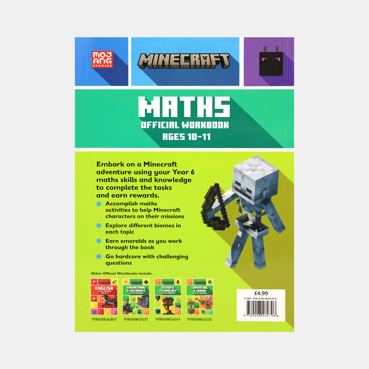 Minecraft Maths Ages 10-11 : Official Workbook – BORDERS