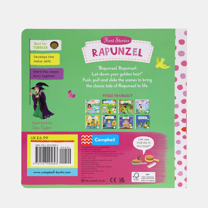 Rapunzel : A Push, Pull, Slide Book – BORDERS
