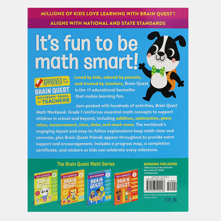 Brain Quest Math Workbook 1St Grade – BORDERS