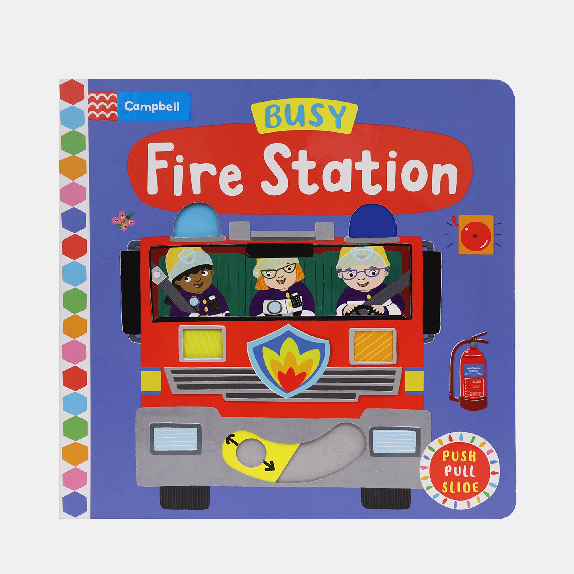 Busy Fire Station : A Push, Pull, Slide Book – BORDERS