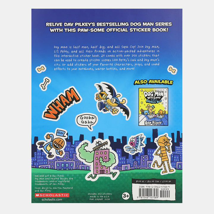 Dog Man The Movie: Official Sticker Activity Book – BORDERS