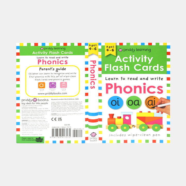 Wipe Clean Flash Cards: Learn To Read And Write Phonics – BORDERS
