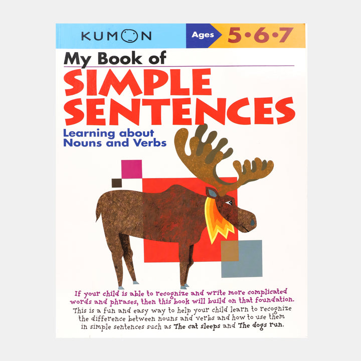 My Book Of Simple Sentences: Learning About Nouns And Verbs – BORDERS